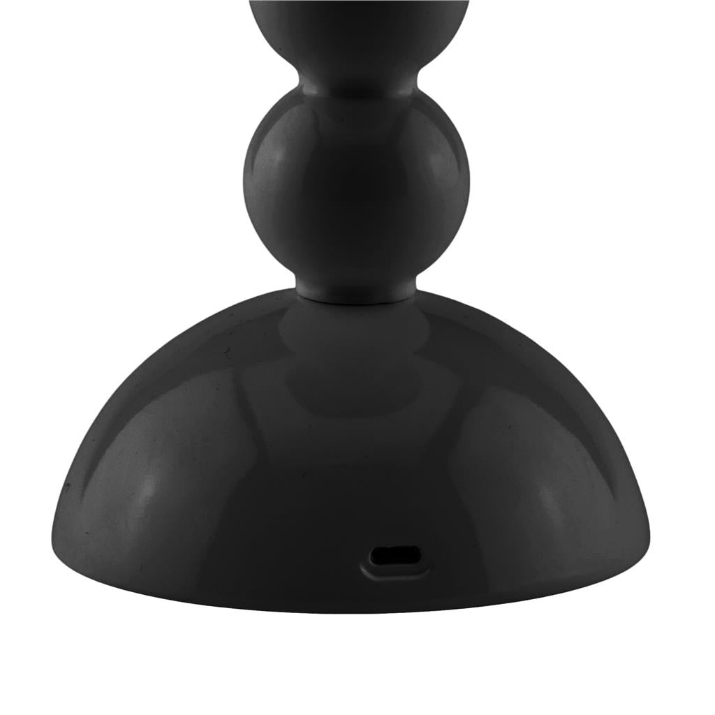 Black Lacquer Rechargeable Bobbin LED Lamp – Addison Ross Ltd UK