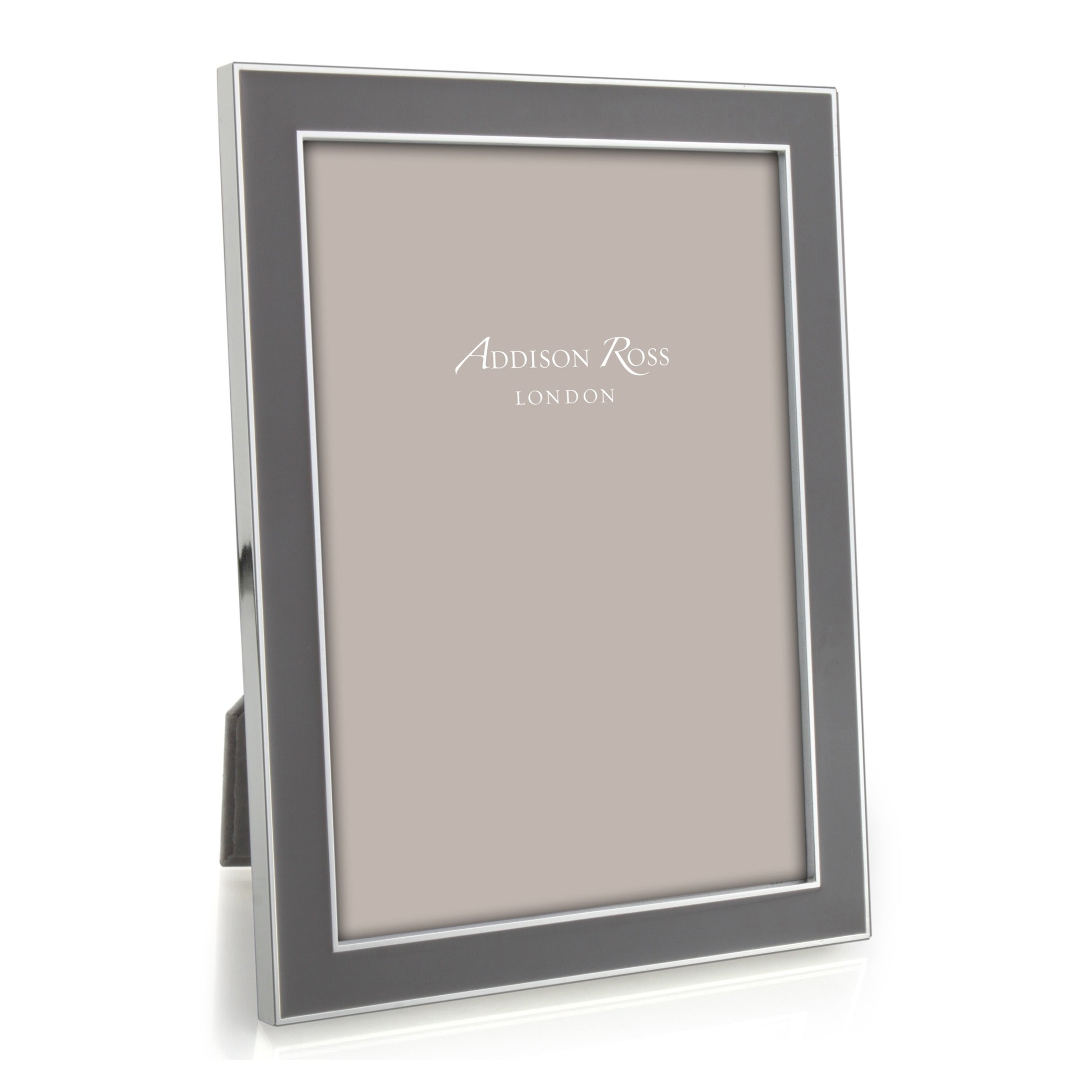 Taupe Enamel & Silver Frame – Addison Ross Ltd UK