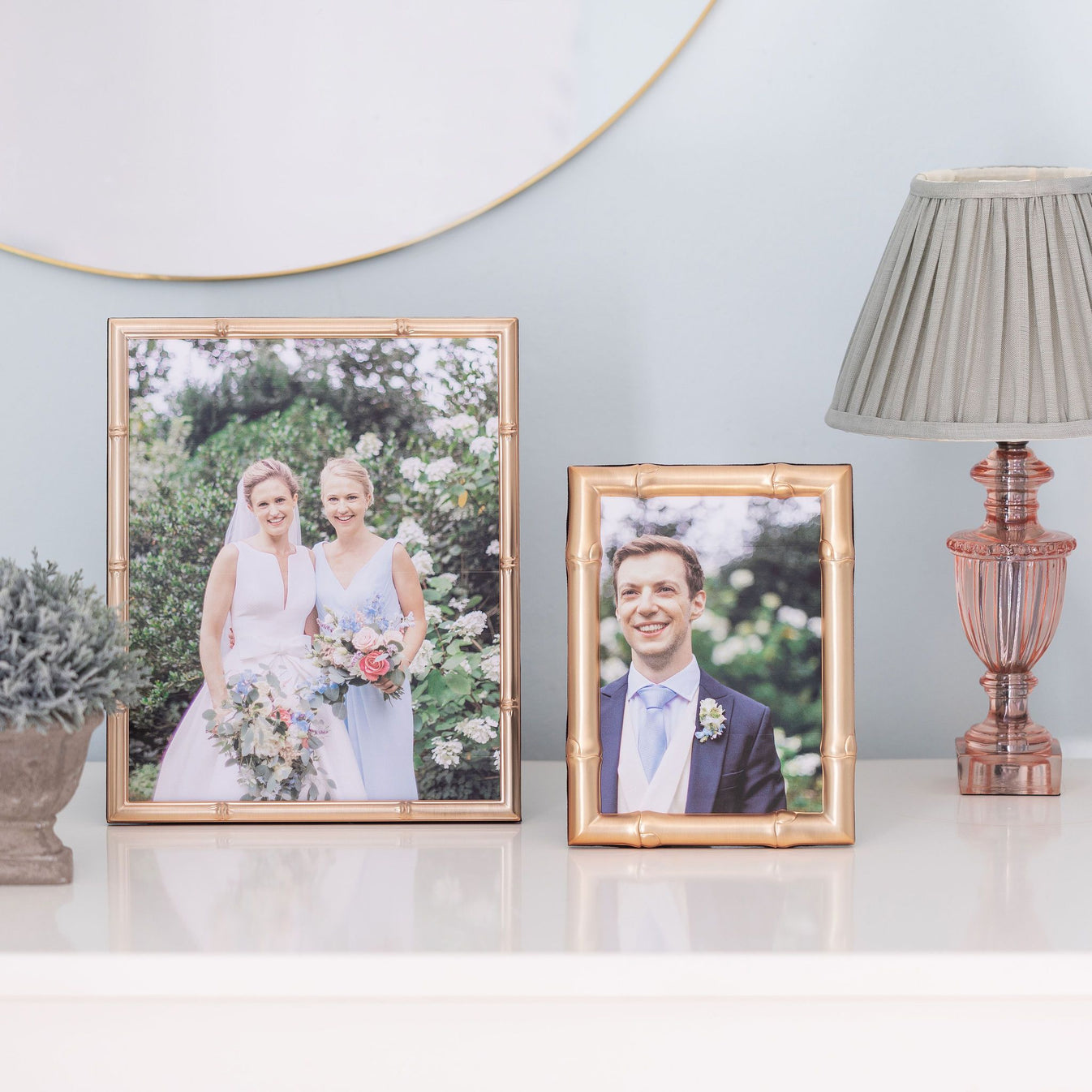 Bamboo Matte Gold Photo Frame – Addison Ross Ltd UK