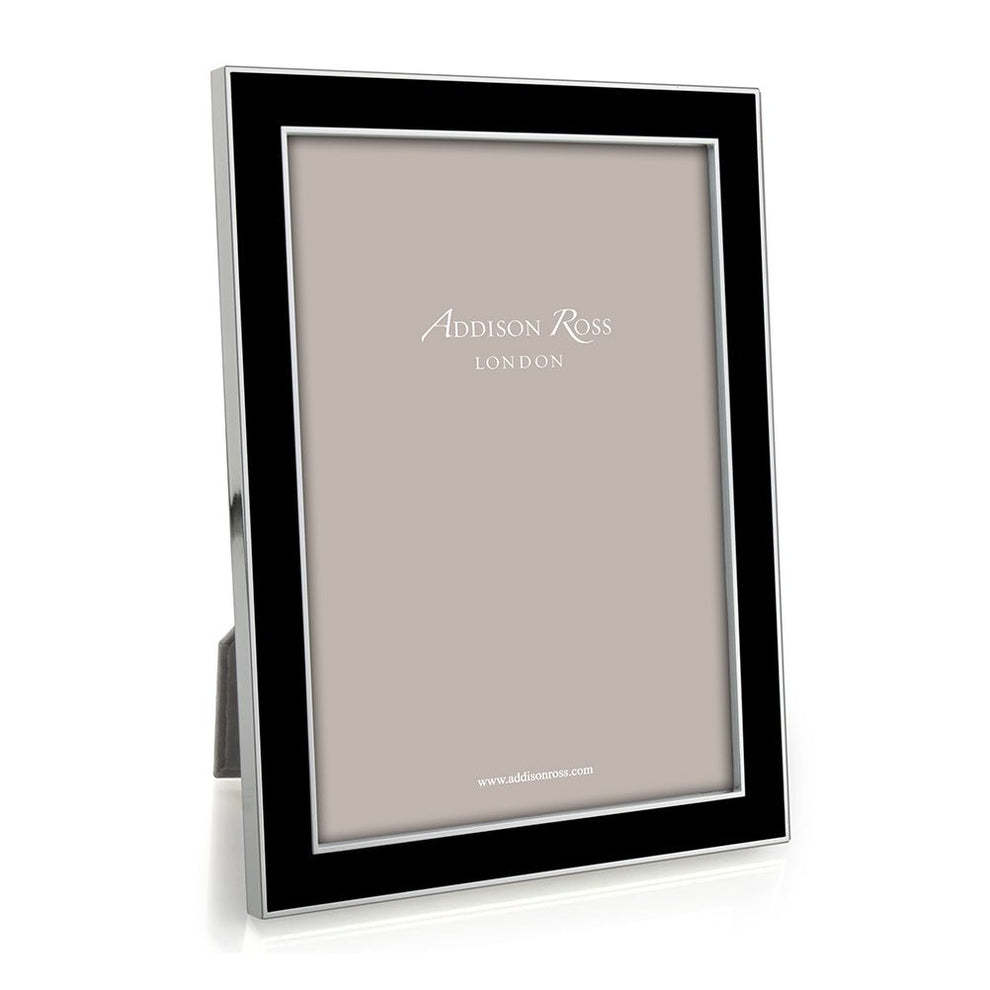 Black Enamel & Silver Frame – Addison Ross Ltd UK