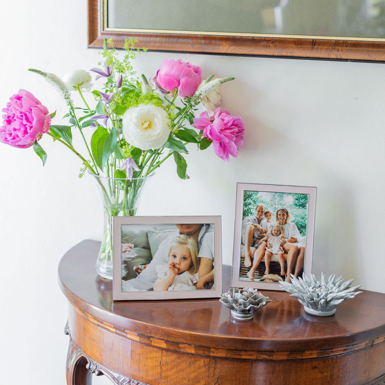 Light Pink Enamel & Silver Frame – Addison Ross Ltd UK