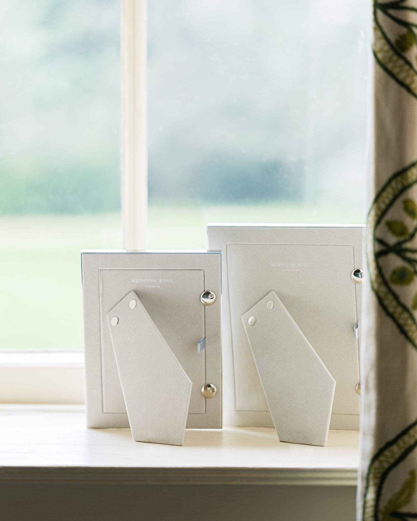 Powder Blue Enamel & Silver Frame – Addison Ross Ltd UK