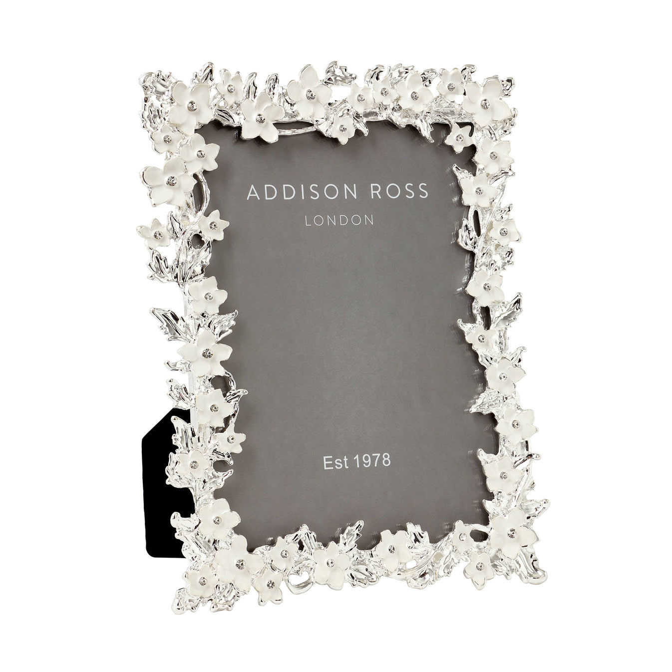 Silver & White Flower Frame – Addison Ross Ltd UK