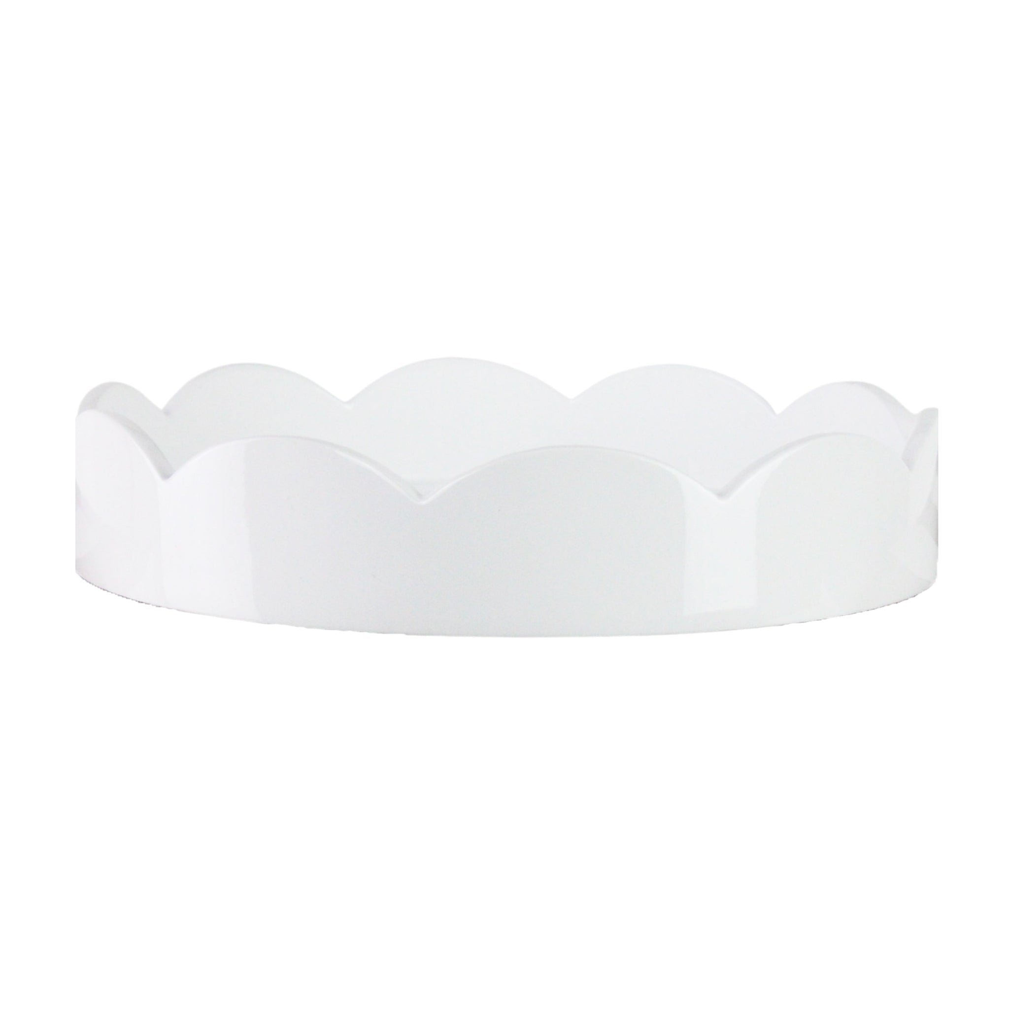White Small Round Scallop Tray – Addison Ross Ltd UK